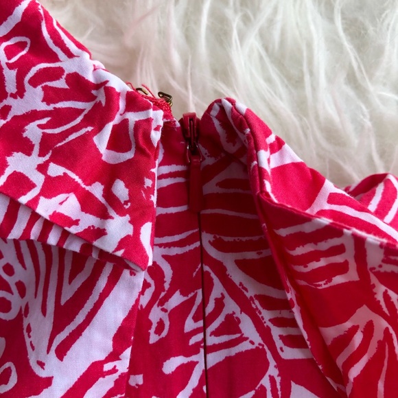 Lilly Pulitzer | Dresses | Lilly Pulitzer Sandra Punch Pink Ruffle ...